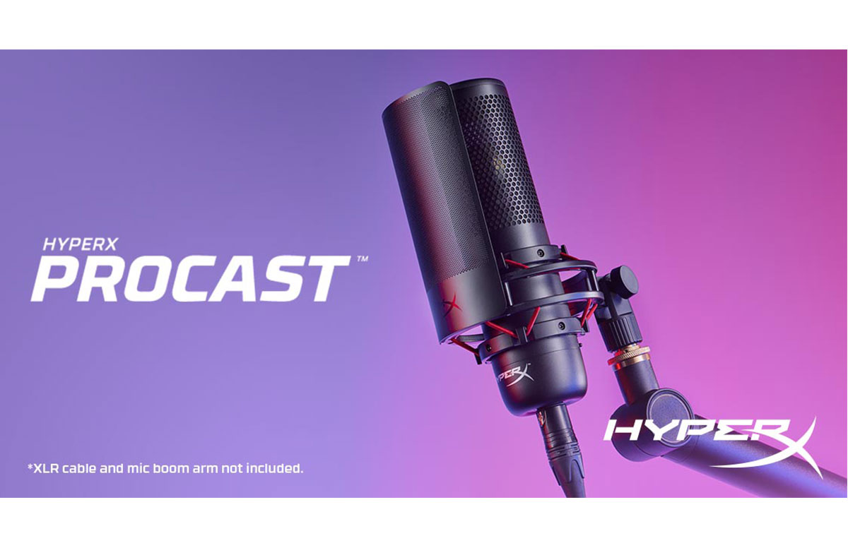HyperX 推品牌首支XLR專業級電容麥克風ProCast | NOVA資訊廣場